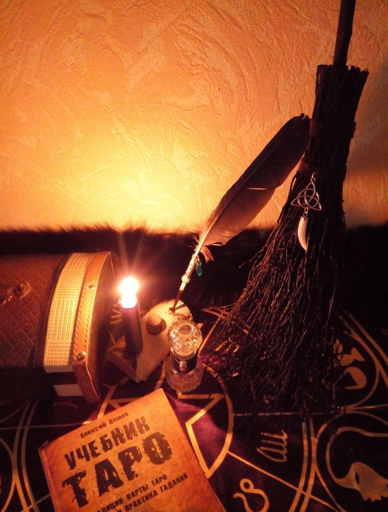 Altar Witch's Broom Wiccan Pagan besom | Etsy