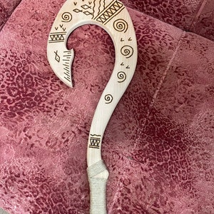 Maui Inspired Cosplay. Large/big Hook 22", 19", 17", 14" Wooden Hook ...