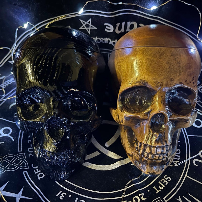 Wooden Skulls - Etsy