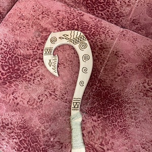 Maui Inspired Cosplay. Large/big Hook 22", 19", 17", 14" Wooden Hook ...