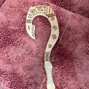 Maui Inspired Cosplay. Large/big Hook 22", 19", 17", 14" Wooden Hook ...
