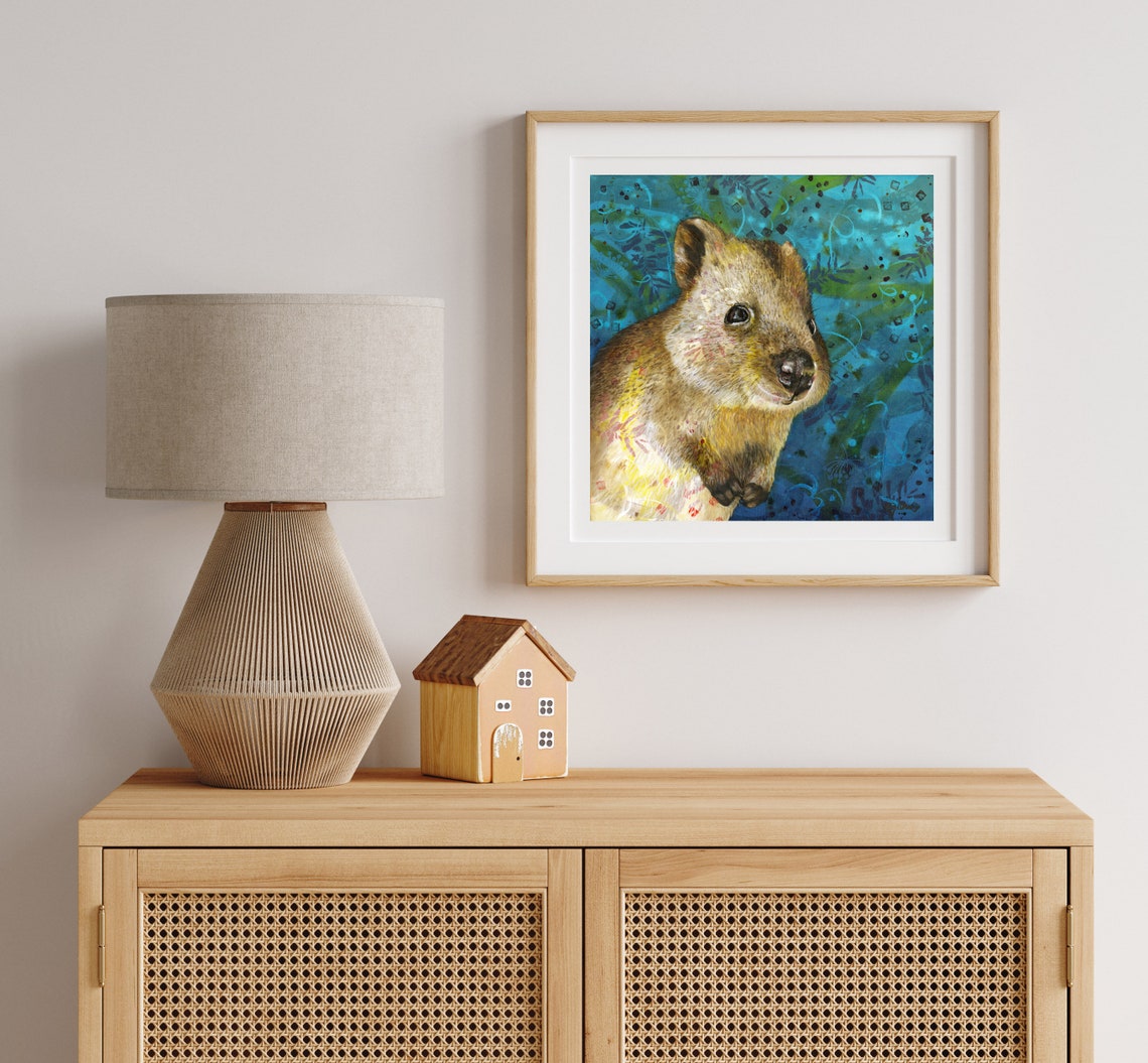 Quokka Fine Art Print Quokka Art Australian Animal Art - Etsy