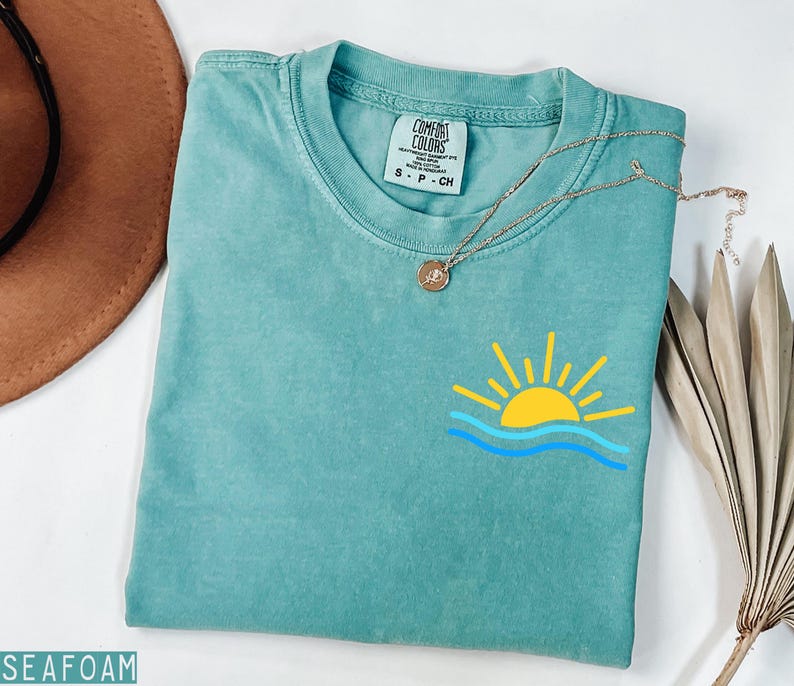 Comfort Colors Summer Shirt, Beach Shirts, Coastal Sunshine Shirt ...