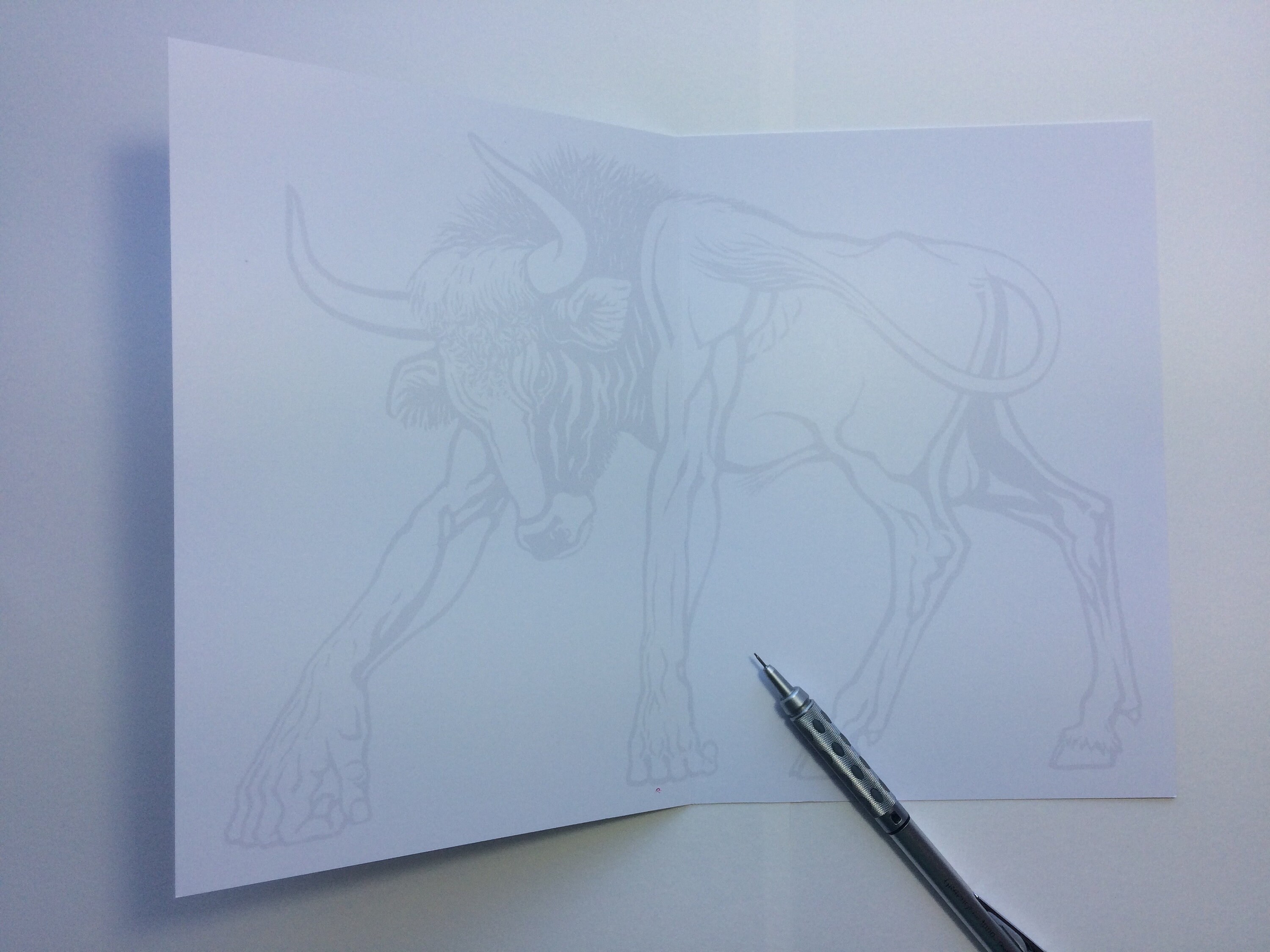 Double Greeting-card centaur. Comes in Foil Map. | Etsy
