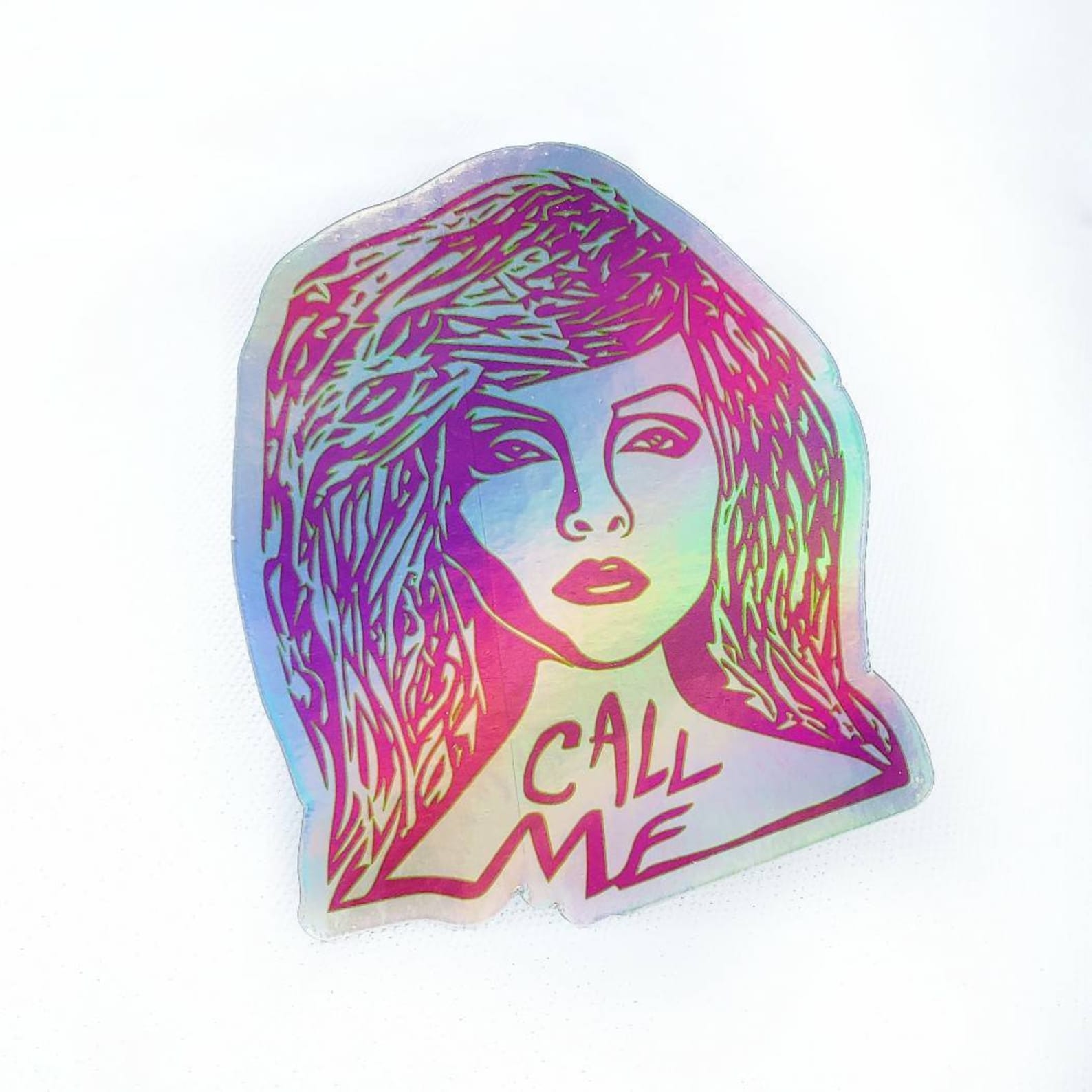 Call Me Debbie Harry Blondie Sticker Holographic Sticker New - Etsy