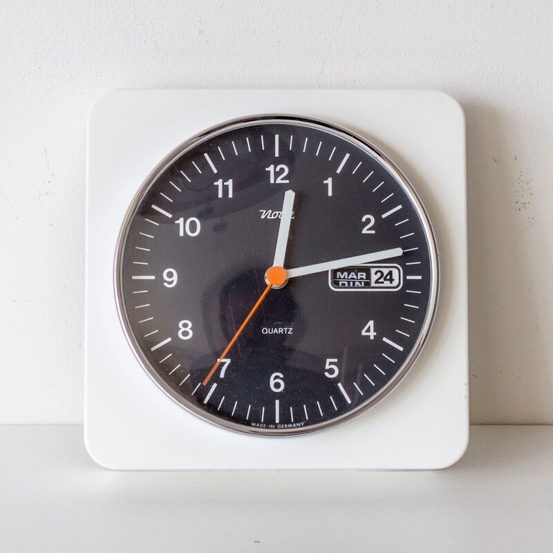 80s Wall Clock - Etsy