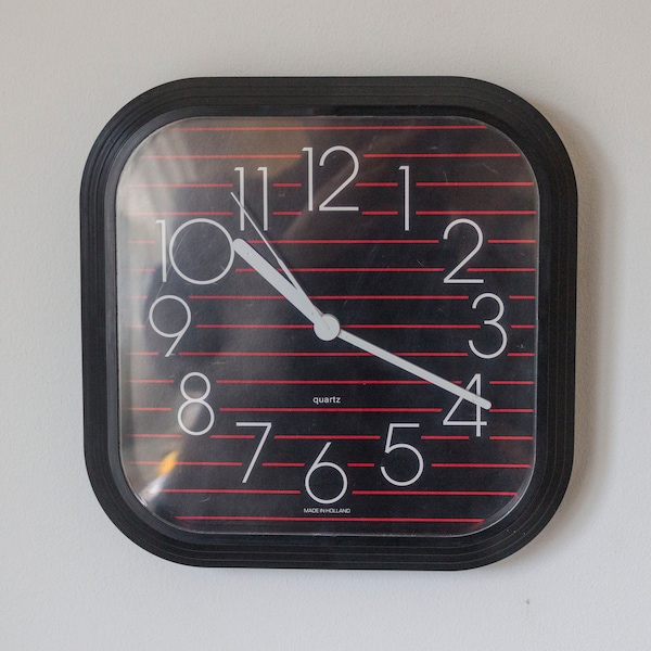 80s Wall Clock - Etsy