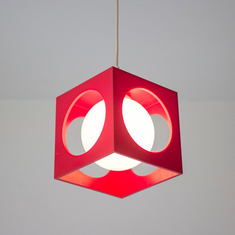 Cube Pendant Light - Etsy