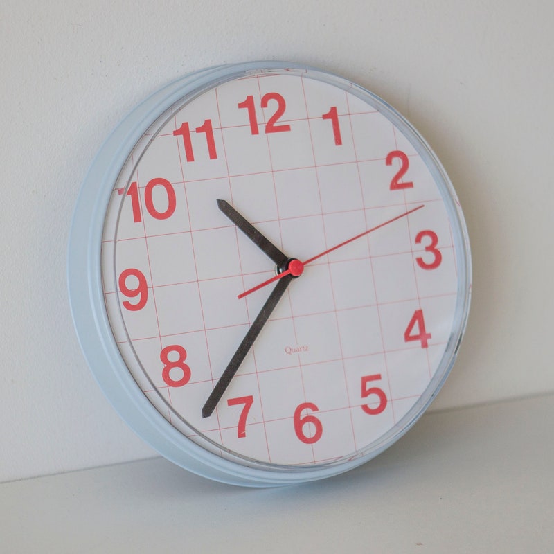 80s Wall Clock - Etsy