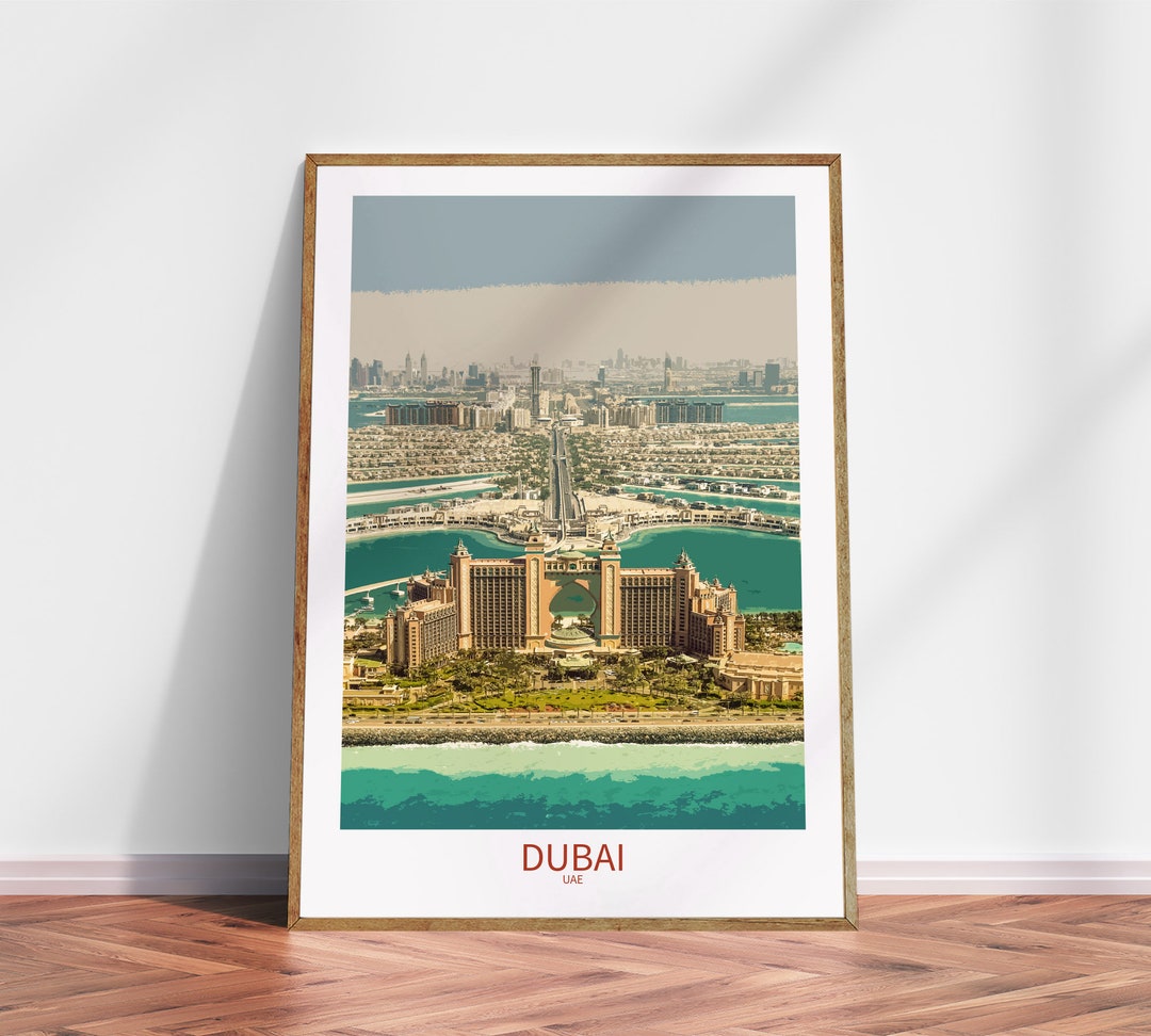 Dubai Poster Print UAE Wall Art Dubai Poster Imperial Beach - Etsy