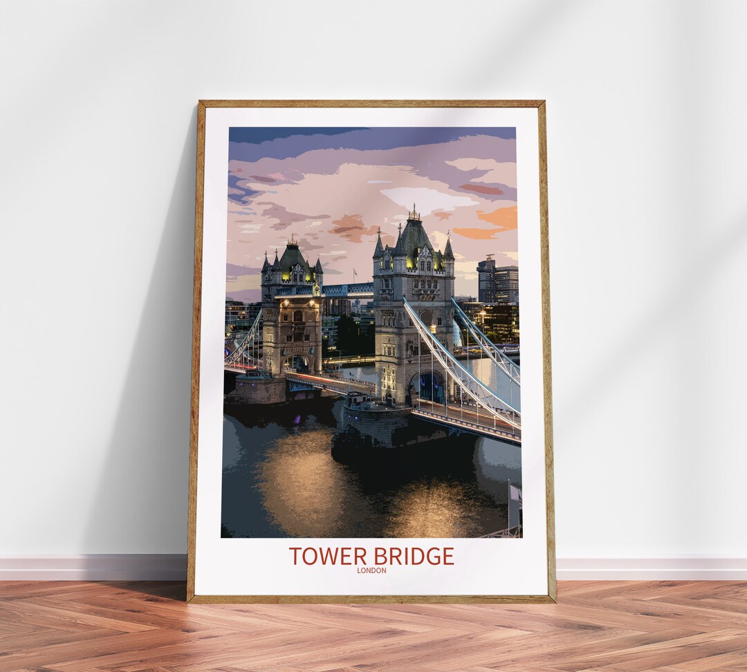 Tower Bridge Poster London Wandkunst Tower Bridge Poster Tower Bridge ...