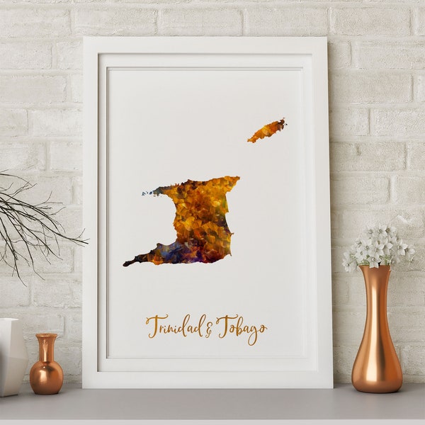 Trinidad Map Poster - Etsy