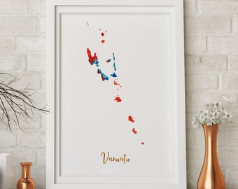 Vanuatu Travel Poster - Etsy