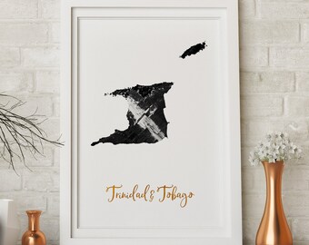 Trinidad Map Poster - Etsy
