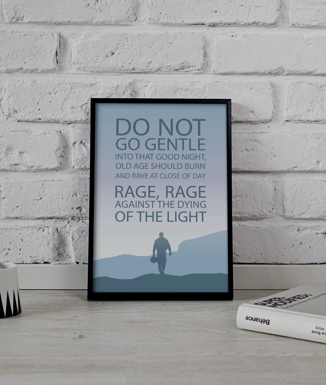 Interstellar Print Poster Do Not Go Gentle Wall Art Dylan - Etsy UK