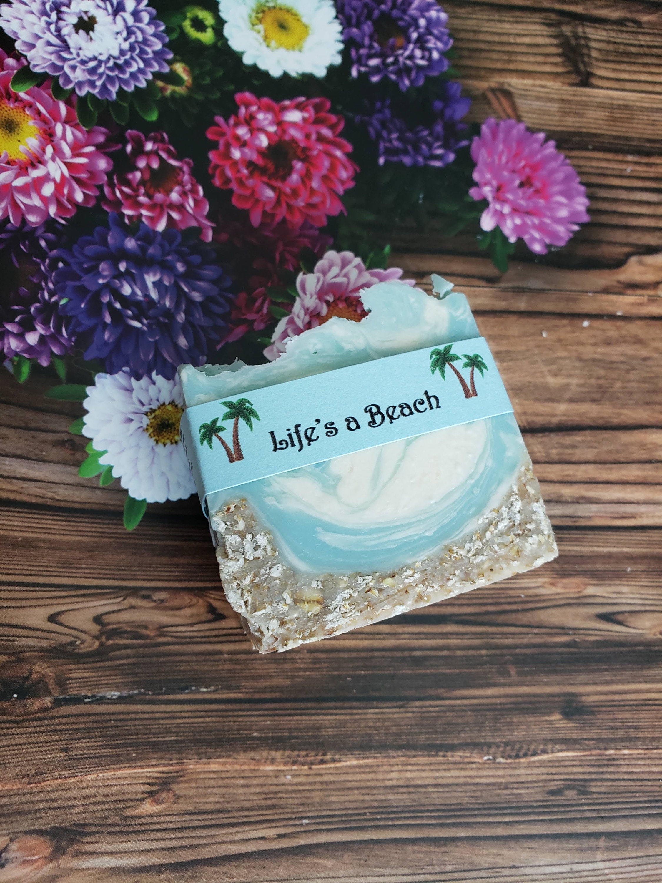 SMALL- New Life's a Beach Soap