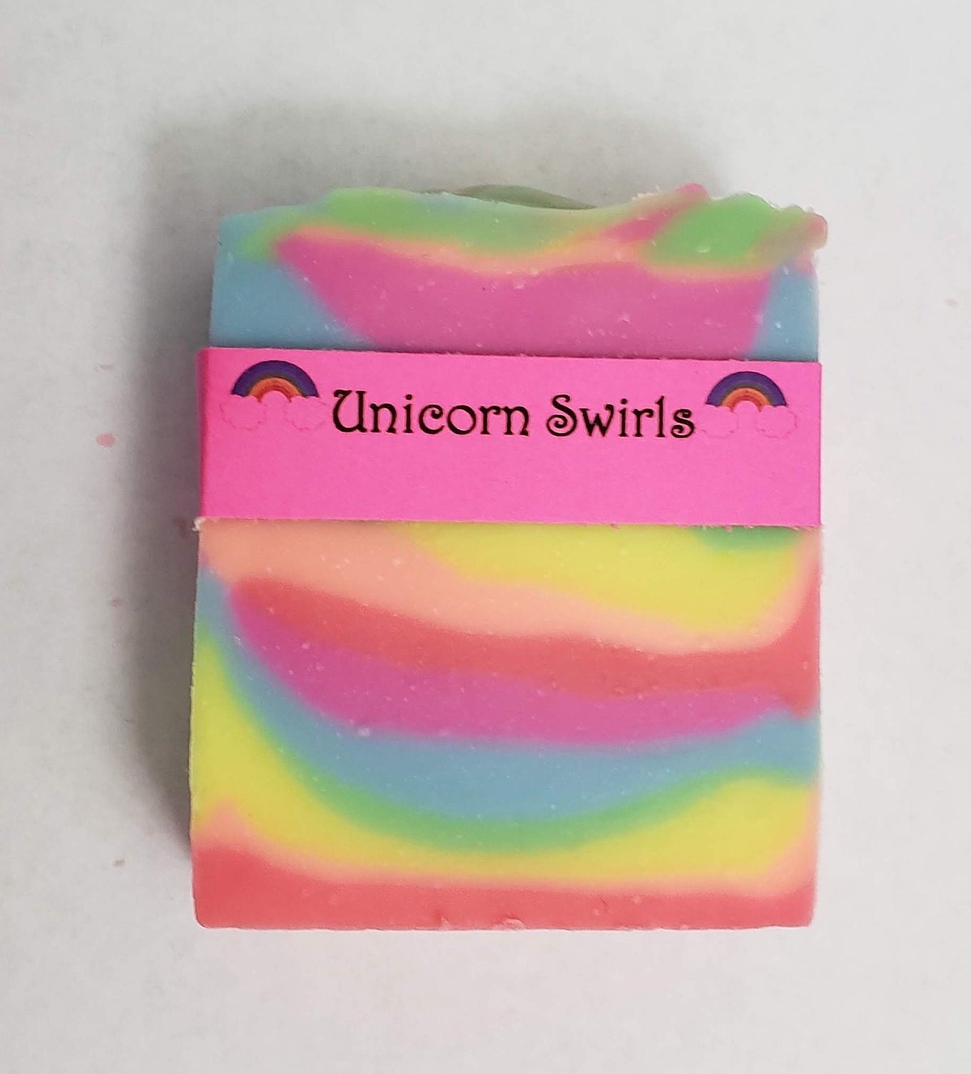 Neon Unicorn Swirl/Rainbow Sherbet Soap- Very fruity (Fruit Roll Up ...