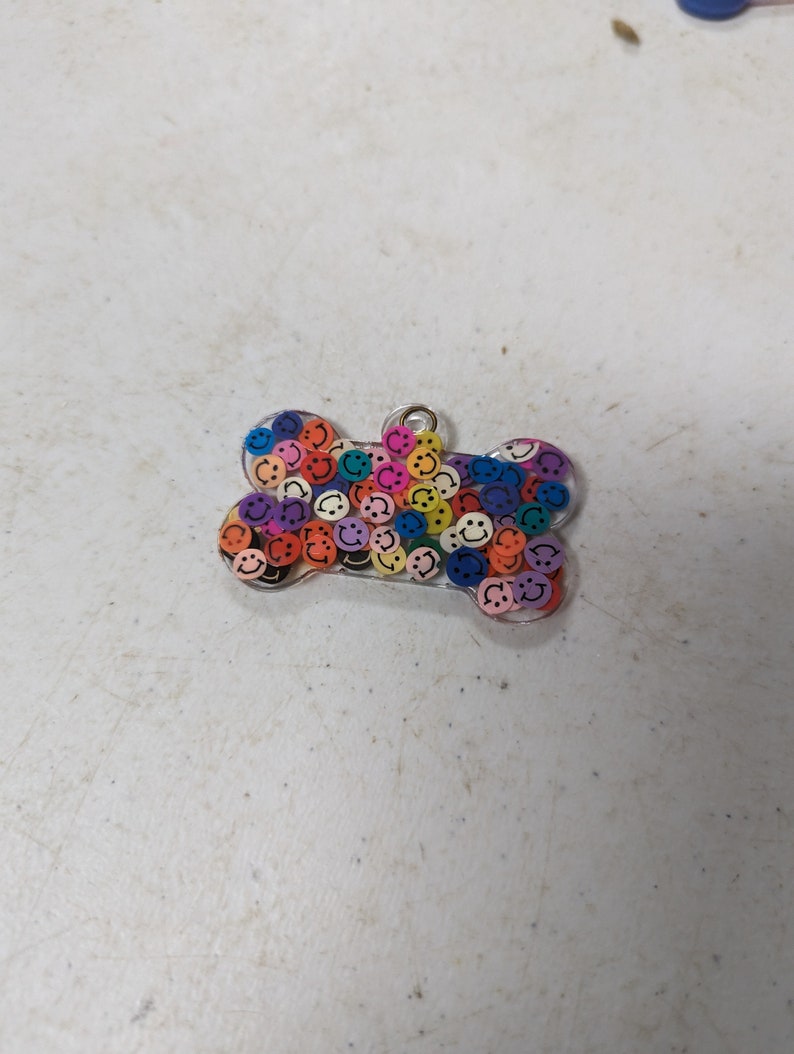 Smiley Face Dog Tag - Etsy