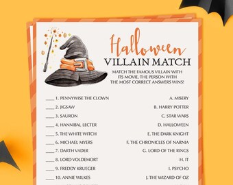 Halloween Match Game - Etsy
