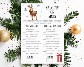 What's Your Naughty Elf Name 8 X 10 . Printable Download Christmas ...