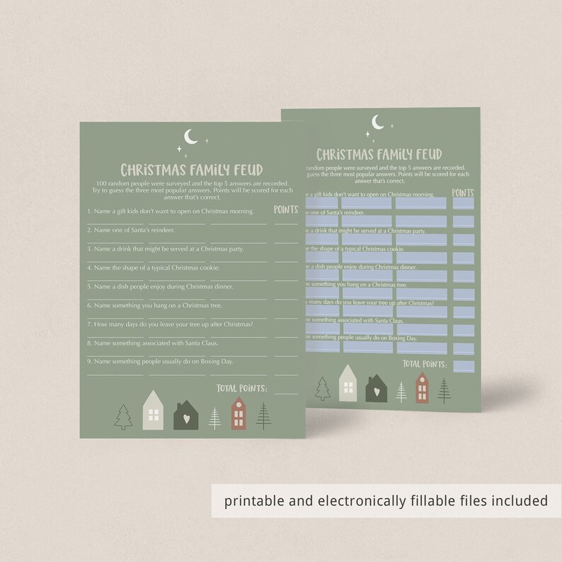 Virtual Holiday Games Bundle Printable Christmas Games on Zoom - Etsy