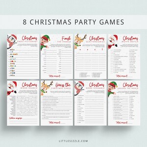 Christmas Games for Virtual Party Games Bundle Fun Christmas Games for ...