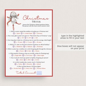 Christmas Quiz Questions and Answers Virtual Christmas Trivia Game ...