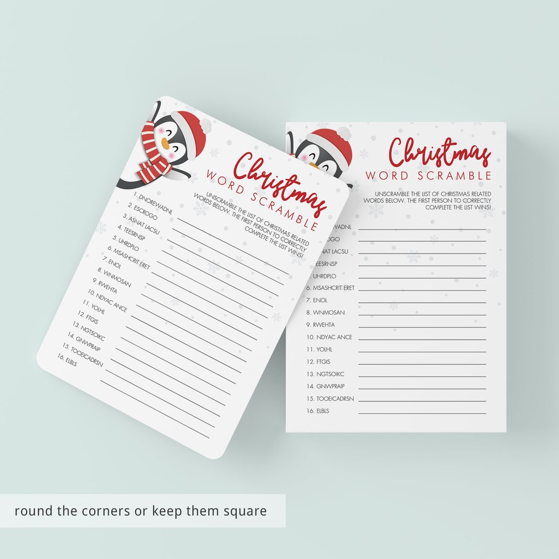 Christmas Games for Virtual Party Games Bundle Fun Christmas | Etsy