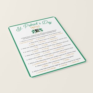Zoom St Patricks Day Games Package Virtual Saint Patricks Party Games ...