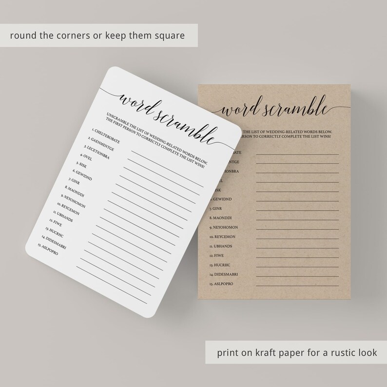 wedding-word-scramble-answer-key-included-bridal-shower-word-etsy