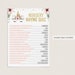 Gold Unicorn Baby Shower Games Set Floral Games for Baby Shower Unicorn ...