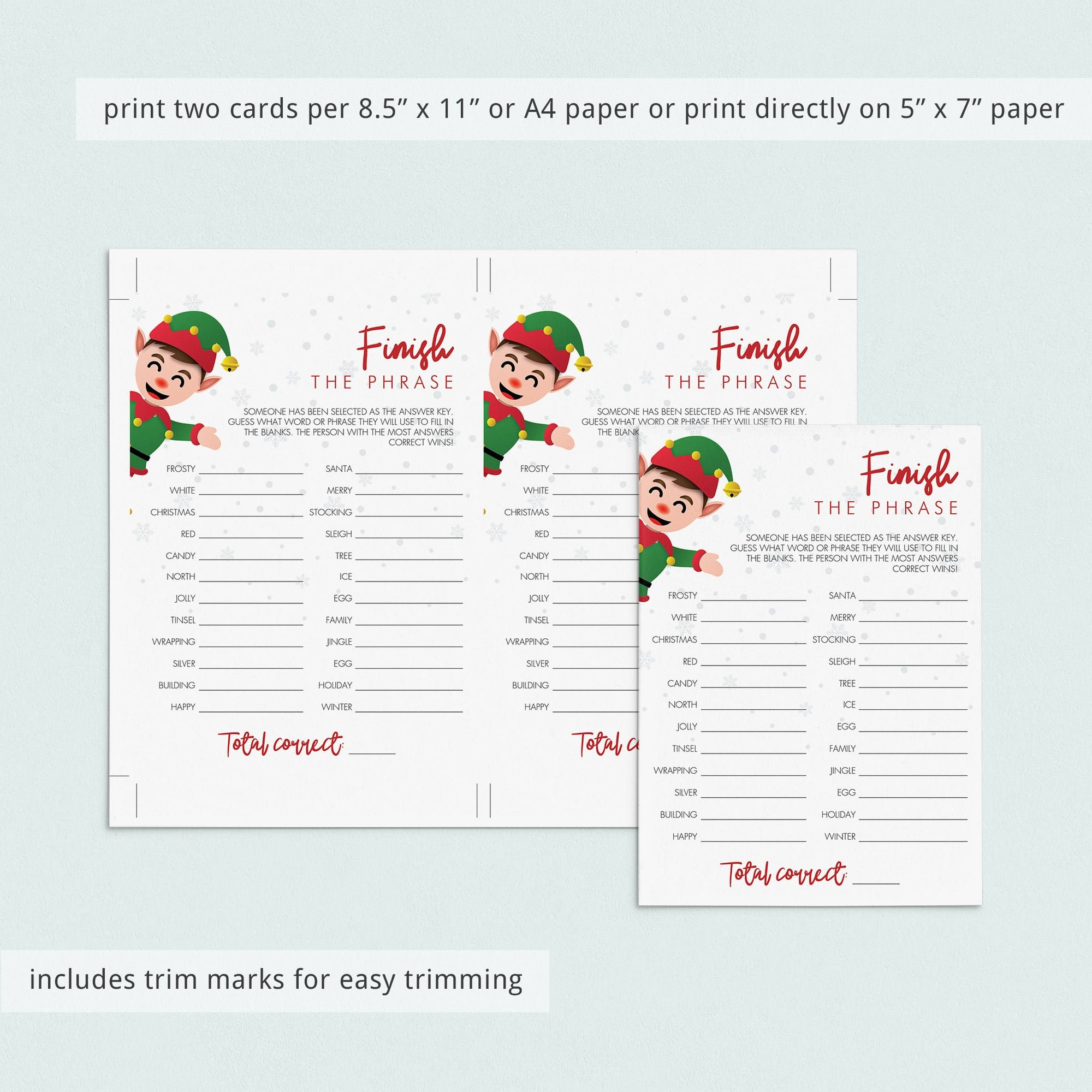 Christmas Games for Virtual Party Games Bundle Fun Christmas | Etsy