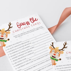 Virtual Holiday Games Bundle Printable Christmas Games for Zoom Guess ...