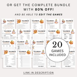 Halloween Scavenger Hunt Game Virtual Scavenger Hunt Halloween Party ...