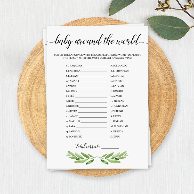 World Baby Shower - Etsy
