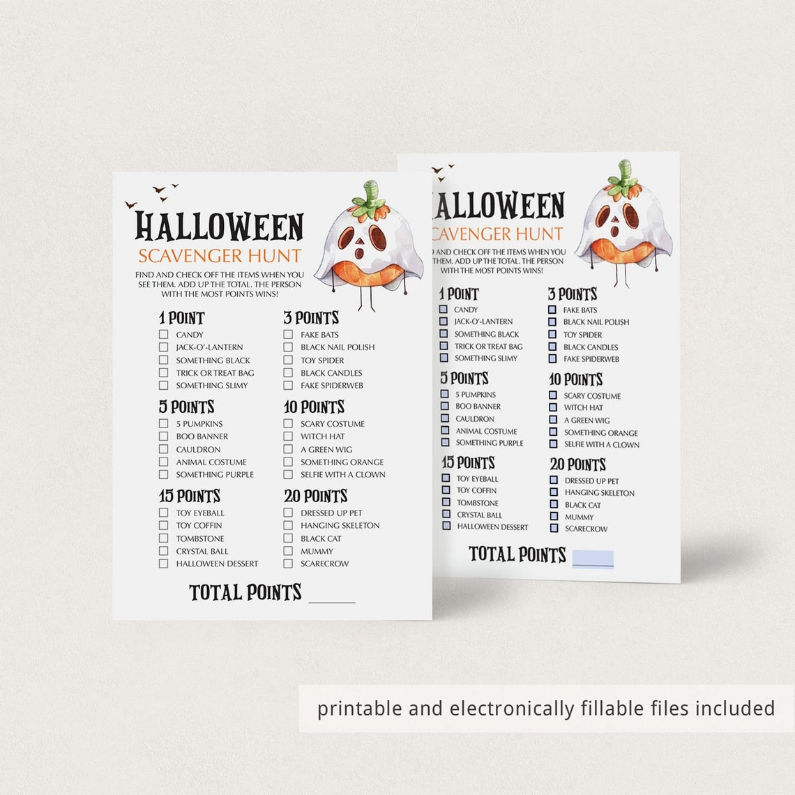 Halloween Scavenger Hunt Game Virtual Scavenger Hunt Halloween - Etsy