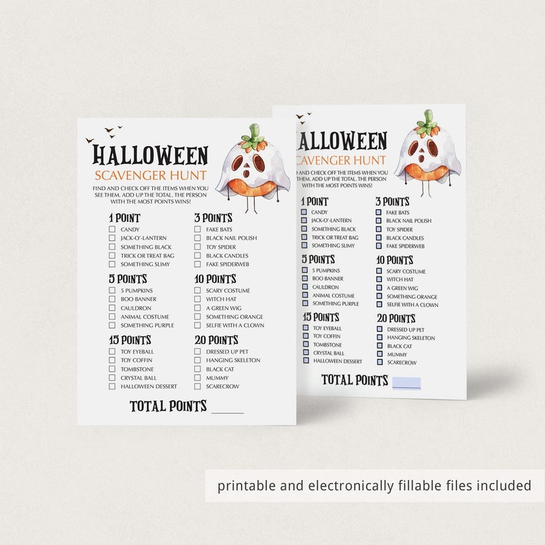 Halloween Scavenger Hunt Game Virtual Scavenger Hunt Halloween - Etsy