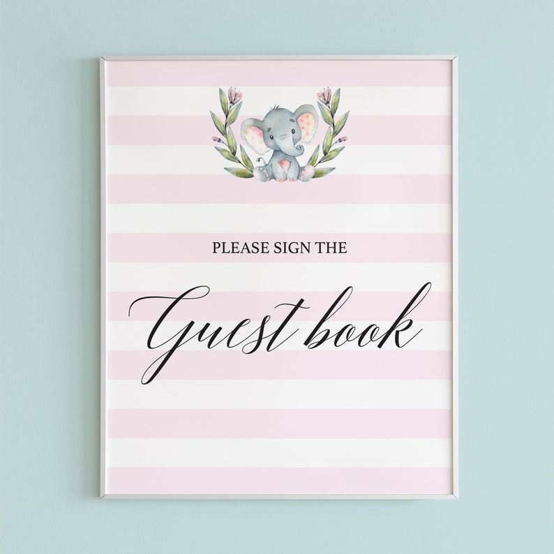 Guest Book Sign Girl Baby Shower Decorations Printable Baby Etsy guest-book-sign-girl-baby-shower-decorations-printable-baby-etsy
