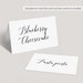 Elegant Food Cards for Buffet Calligraphy Wedding Food Labels Template ...