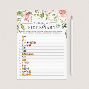 Pink Flowers Bridal Shower Games Pack Download Editable Bridal Shower ...