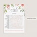 Floral Baby Shower Word Search With Hidden Message Baby Word Search ...