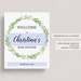Greenery Baby Shower Sign Bundle Printable Favors Sign Green - Etsy
