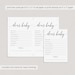 Dear Baby Wishes Cards Baby Shower Dear Baby Card Simple Baby Shower ...