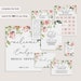 Pink Flowers Bridal Shower Games Pack Download Editable Bridal Shower ...