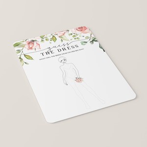 Pink Flowers Bridal Shower Games Pack Download Editable Bridal Shower ...