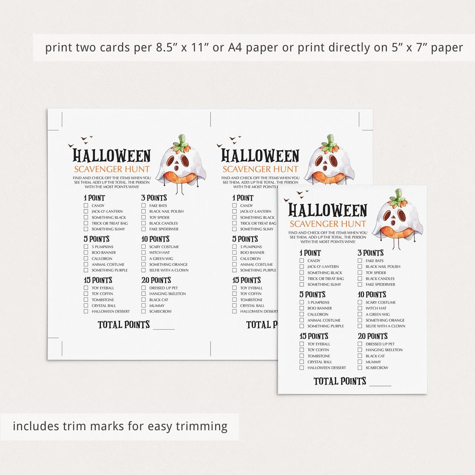 Halloween Scavenger Hunt Game Virtual Scavenger Hunt Halloween - Etsy