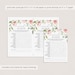 Floral Baby Shower Word Search With Hidden Message Baby Word Search ...