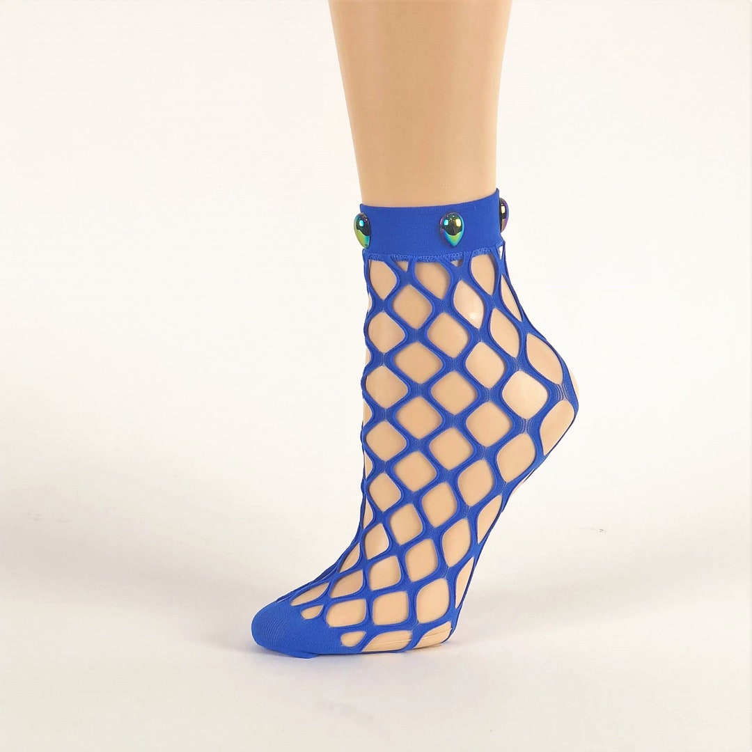 Women Sheer Socks, Hand Crystal Work,beautiful Women Socks, Crystal ...