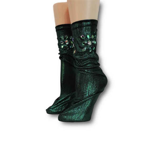 Silver Glitter Socks - Etsy