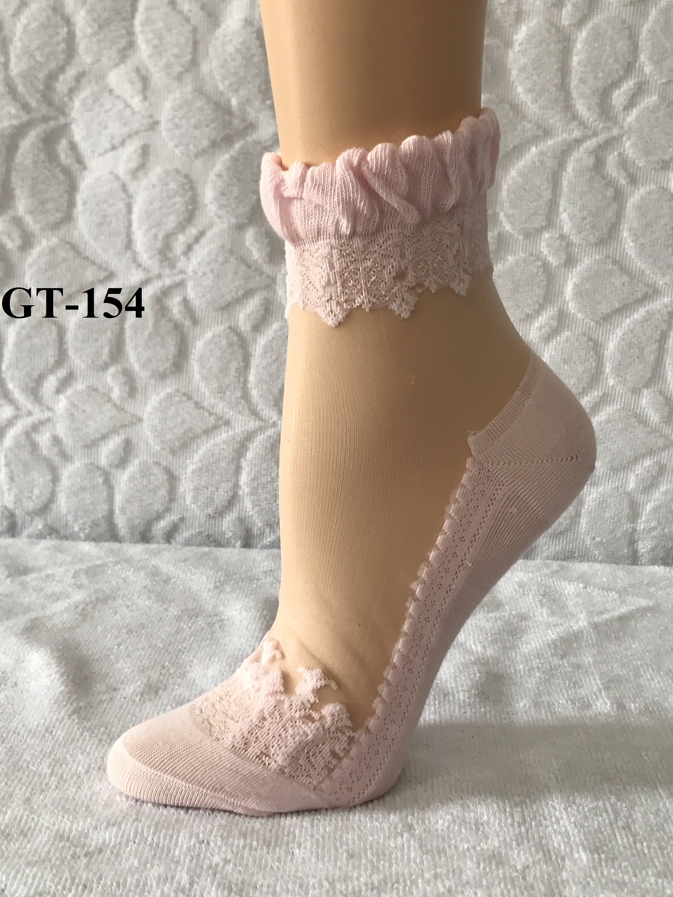 Beautiful Women Embroidery Socks, Crystal Lace,fashion,transparent ...